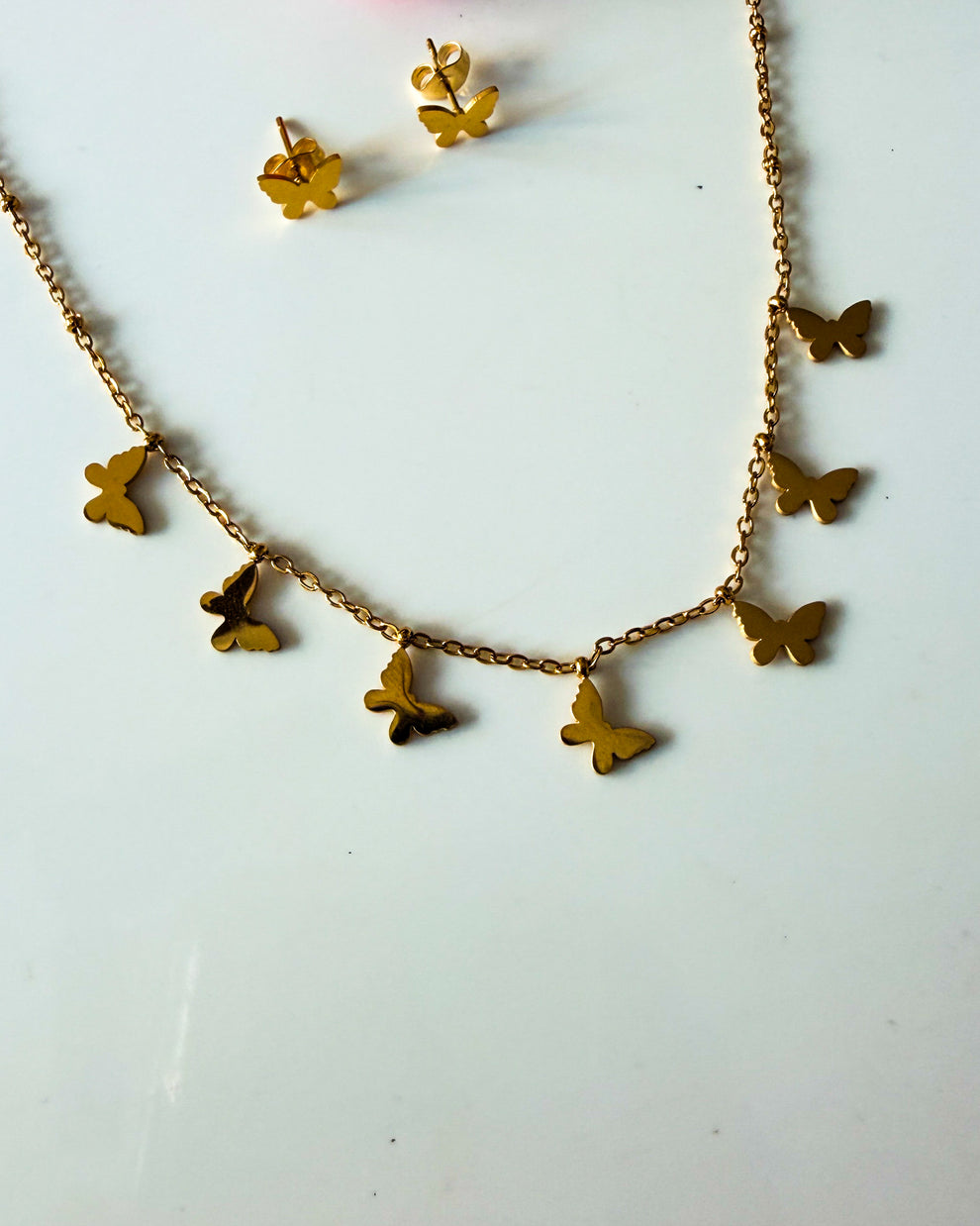 Butterfly combo earrings and necklace – AllThingsPrettyByM